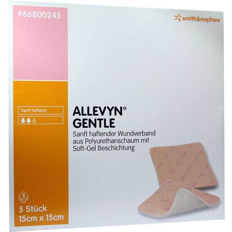 Allevyn Gentle 15x15 cm Verband 5 St online bei Pharmeo kaufen