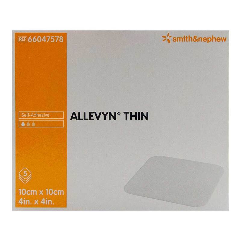 Allevyn Thin 10x10 cm dünne Wundauflage 5 St online bei Pharmeo kaufen
